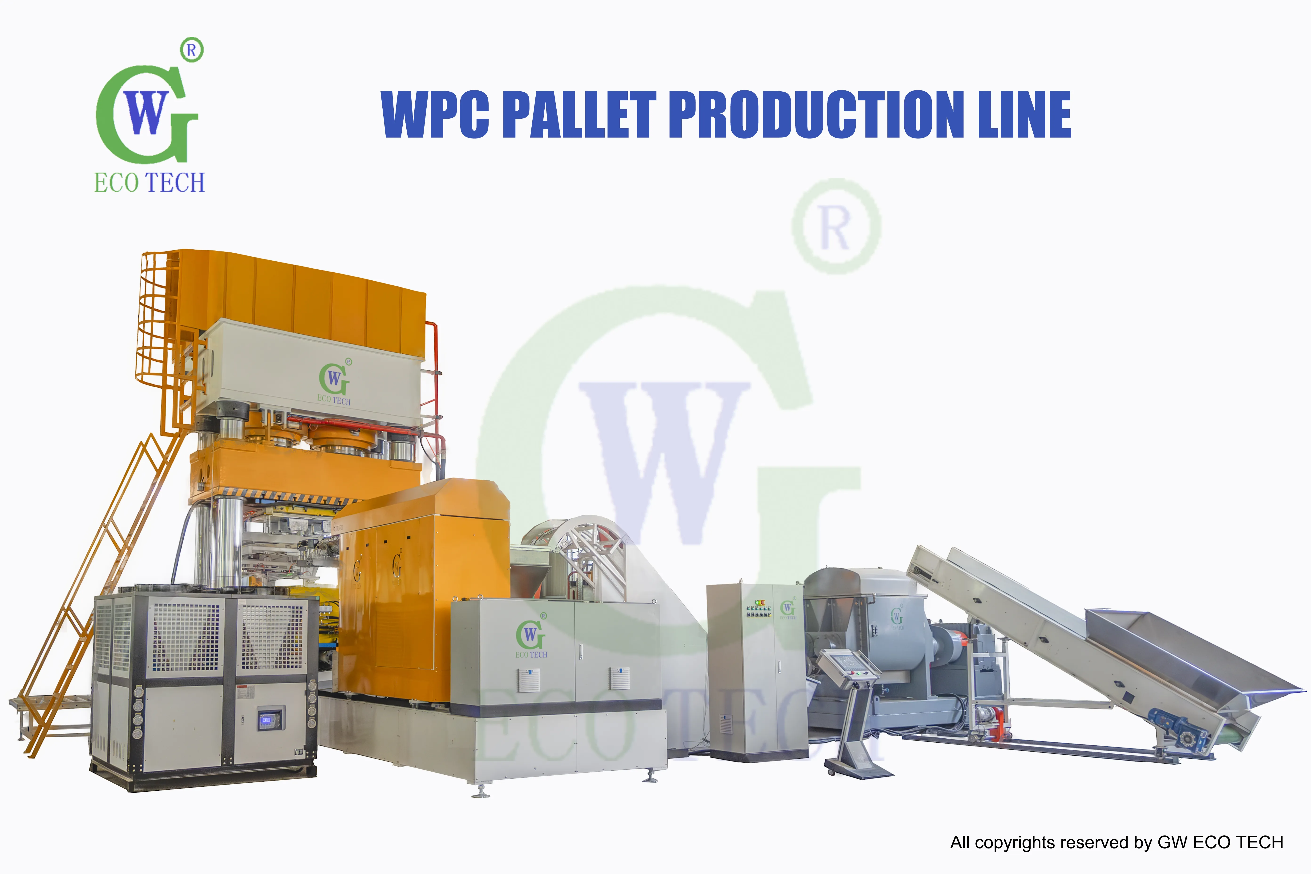 Automatic WPC Pallet Production Line - Anhui Guowang Eco Technology CO ...